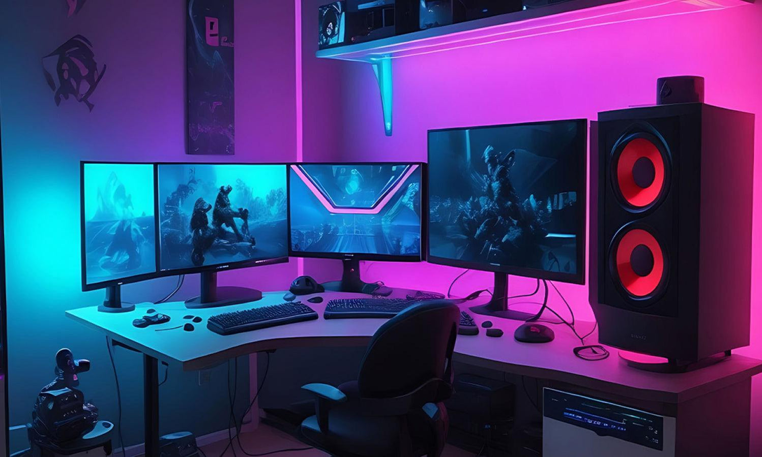 Decoration gaming - Créez votre espace de jeu ou setup gamer idéal